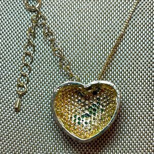 nobrand | Jewelry | Large Green Cubic Zirconia Heart Shape Pendant ...